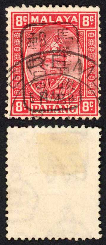 Malaya Japanese Occ SGJ180 8c Pahang used Cat 10 pounds – Mark Bloxham ...