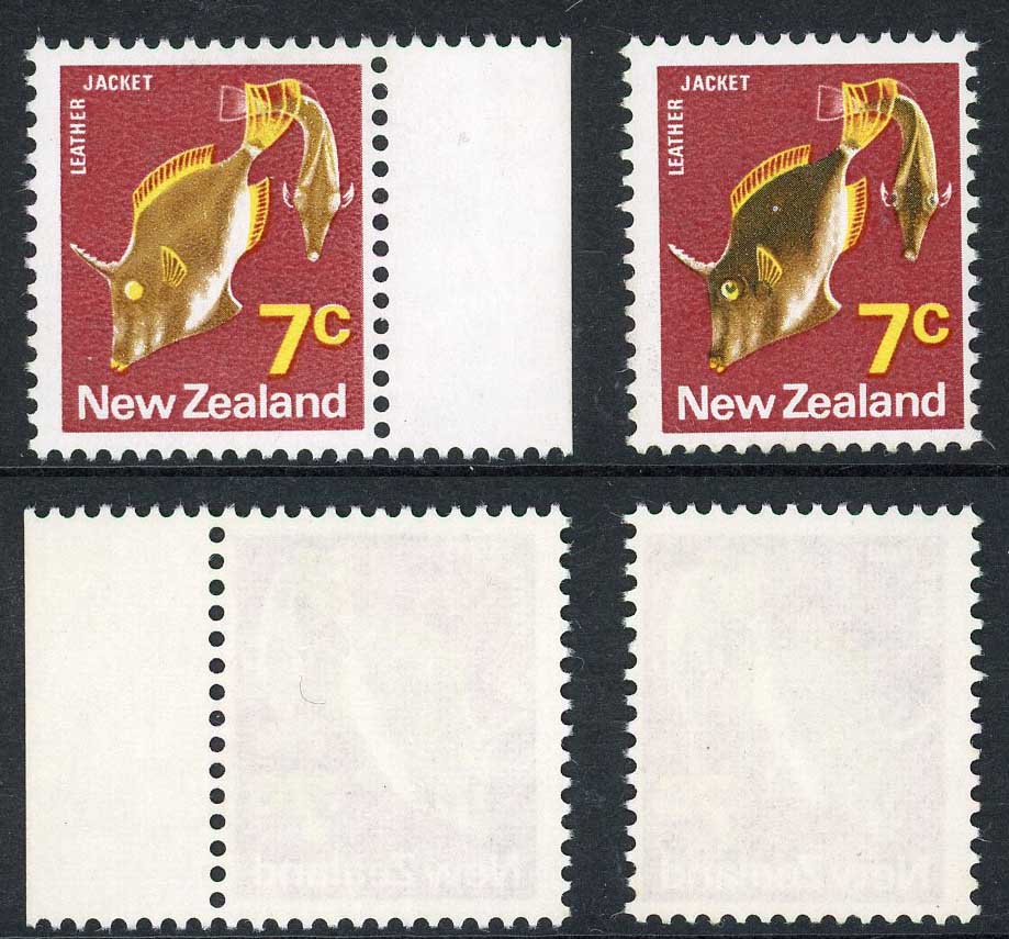 New Zealand SG1014a 7c Black omitted U/M Cat 425 pounds – Mark Bloxham ...