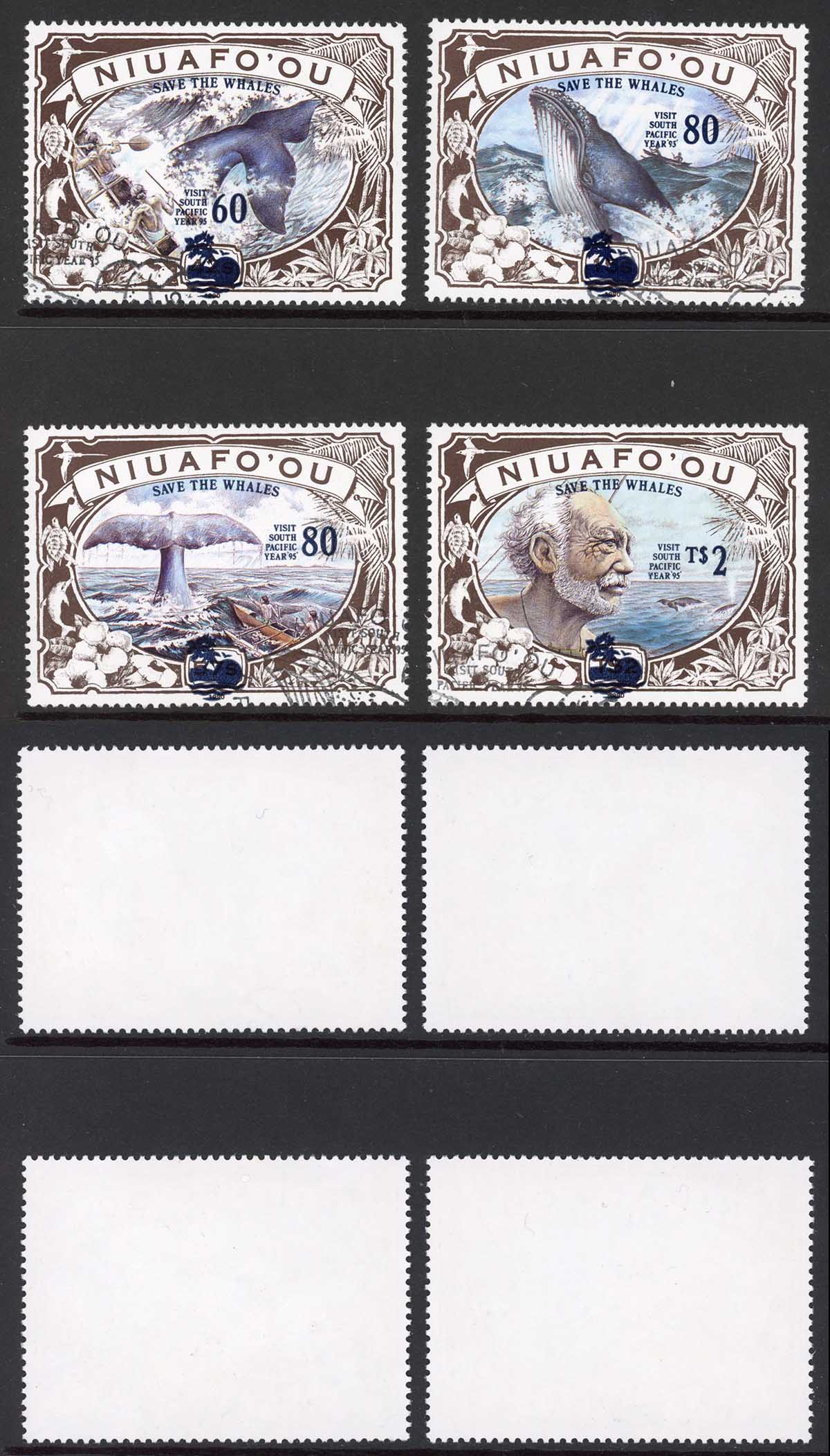Tonga Niuafoou SG218/21 1995 Visit South Pacific Fine used Cat 9.50 ...
