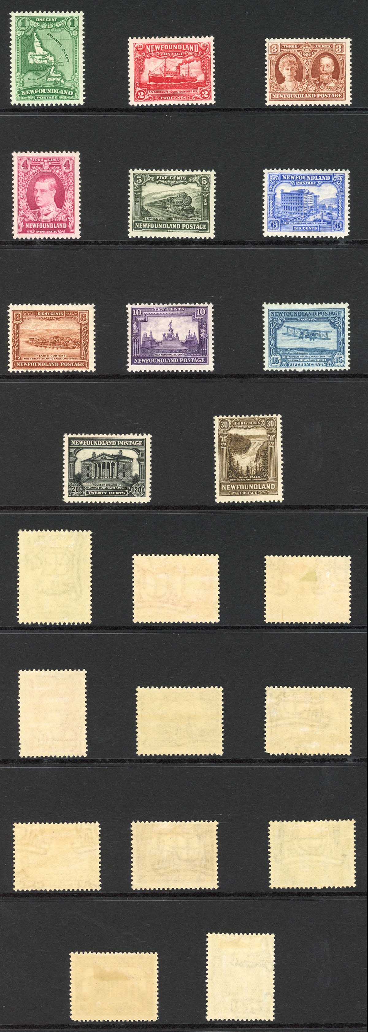 Newfoundland SG198/208 Perkins Bacon Printing Set Wmk M/M Cat 250 ...