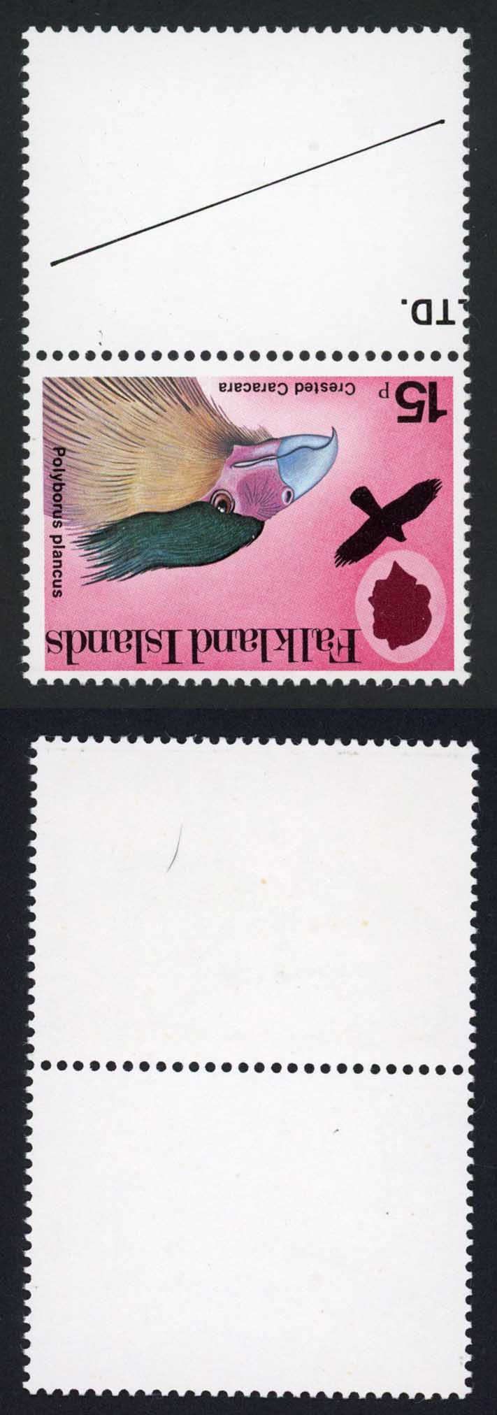 Falkland Islands SG386w 15p Wmk to the left U/M Cat 350 pounds – Mark ...