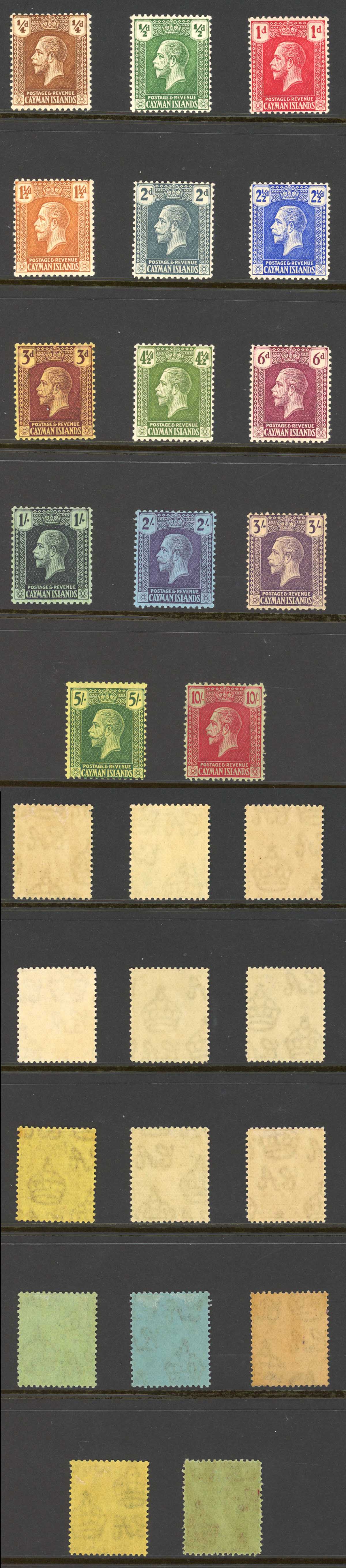 Cayman Is SG69/83 Set of 14 Wmk Script M/M Cat 150 pounds – Mark ...