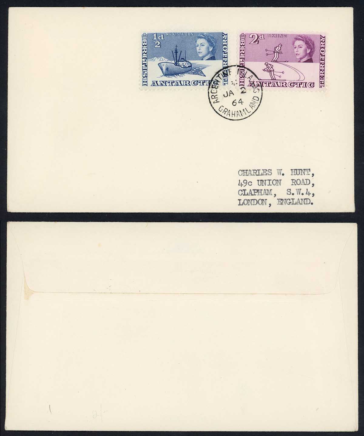 BAT 1964 from Argentine Island Graham land on cover – Mark Bloxham ...