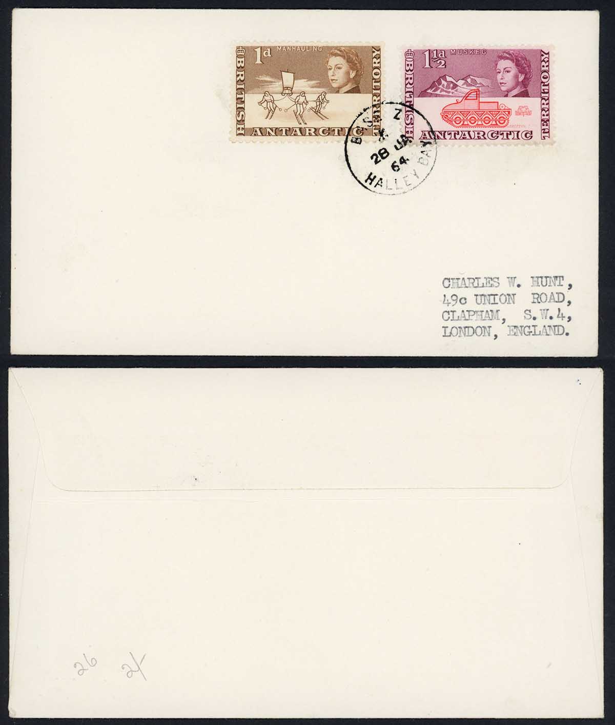BAT 1961 from Base Z Halley Bay to London – Mark Bloxham Stamps Ltd